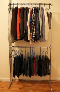 35 DIY Clothing Rack Ideas and How to Make Guide • Creatively Living Blog